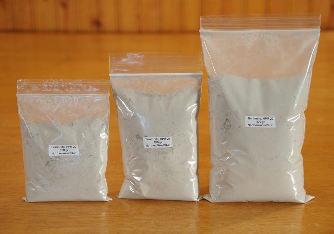 Bentonite (volclay HPM-20) - Etsy