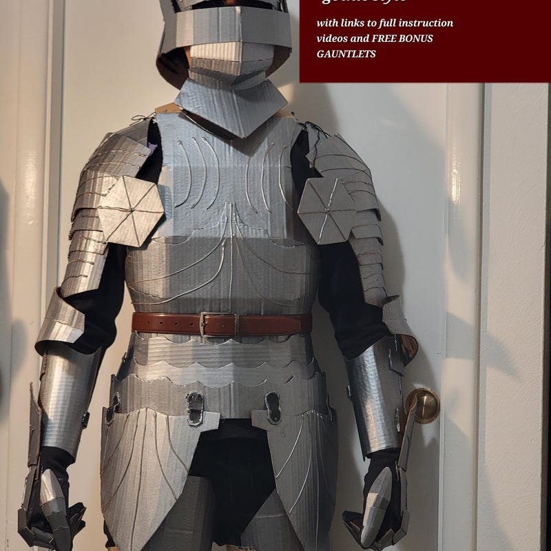 Crusader Armor Template - Etsy UK