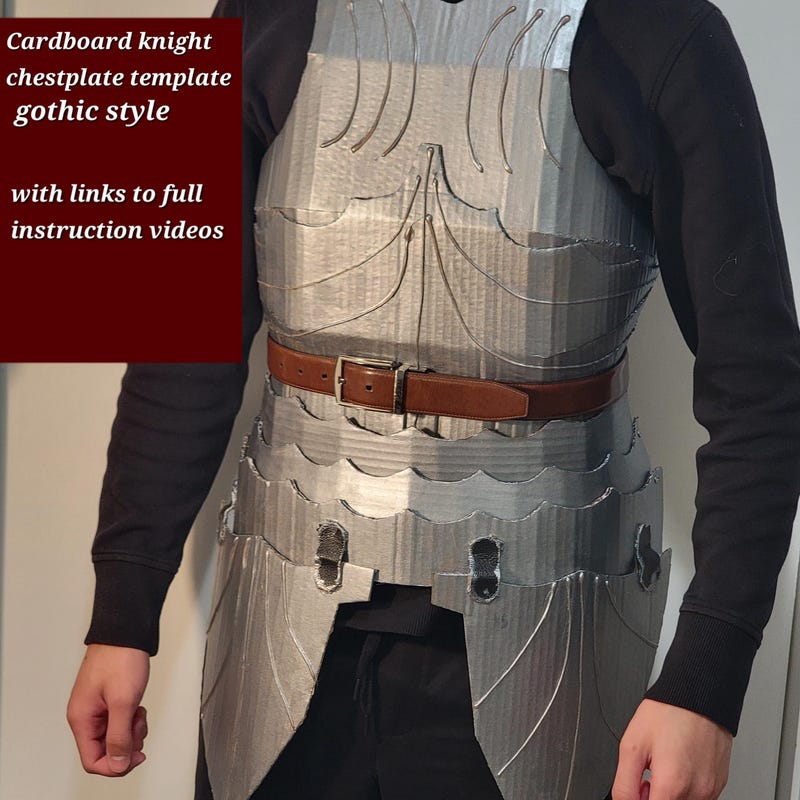 Chestplate Template - Etsy UK