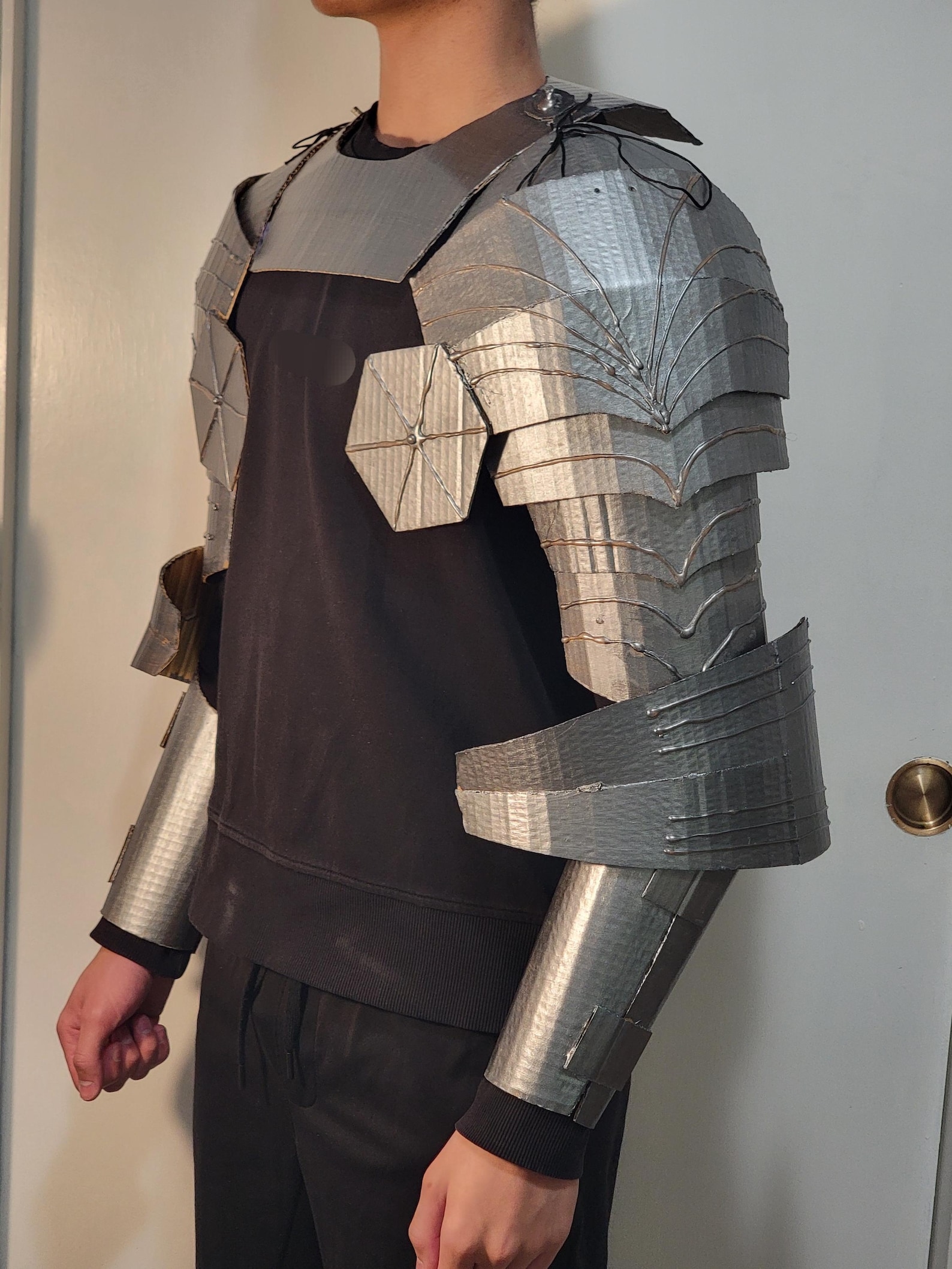 Gothic Style Cardboard Knight Arm Armor Template Pattern - Etsy