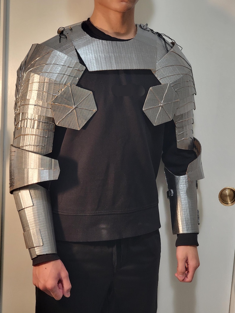 Gothic Style Cardboard Knight Arm Armor Template Pattern - Etsy