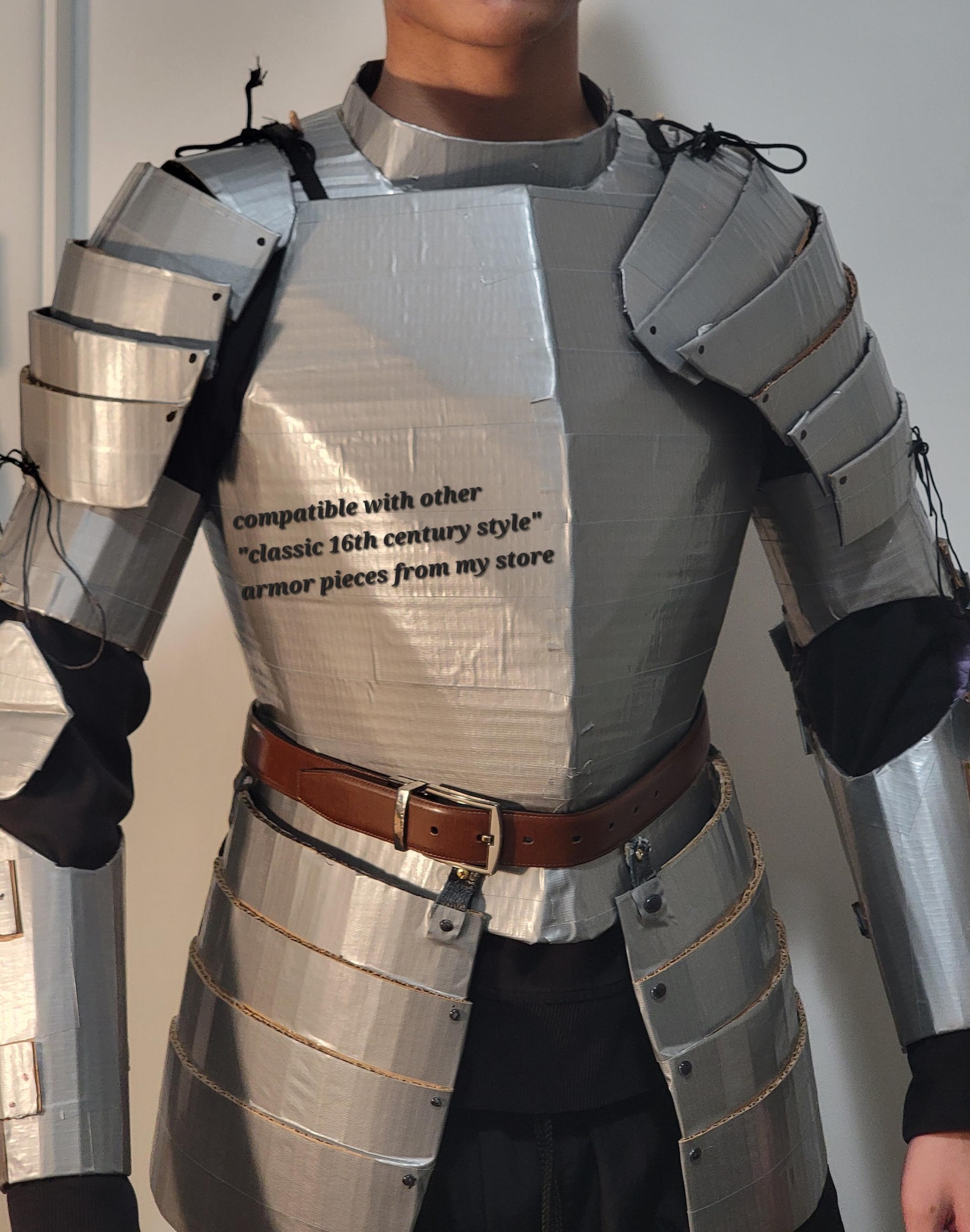 16th Century Knight Chestplate Cardboard Template Pattern - Etsy