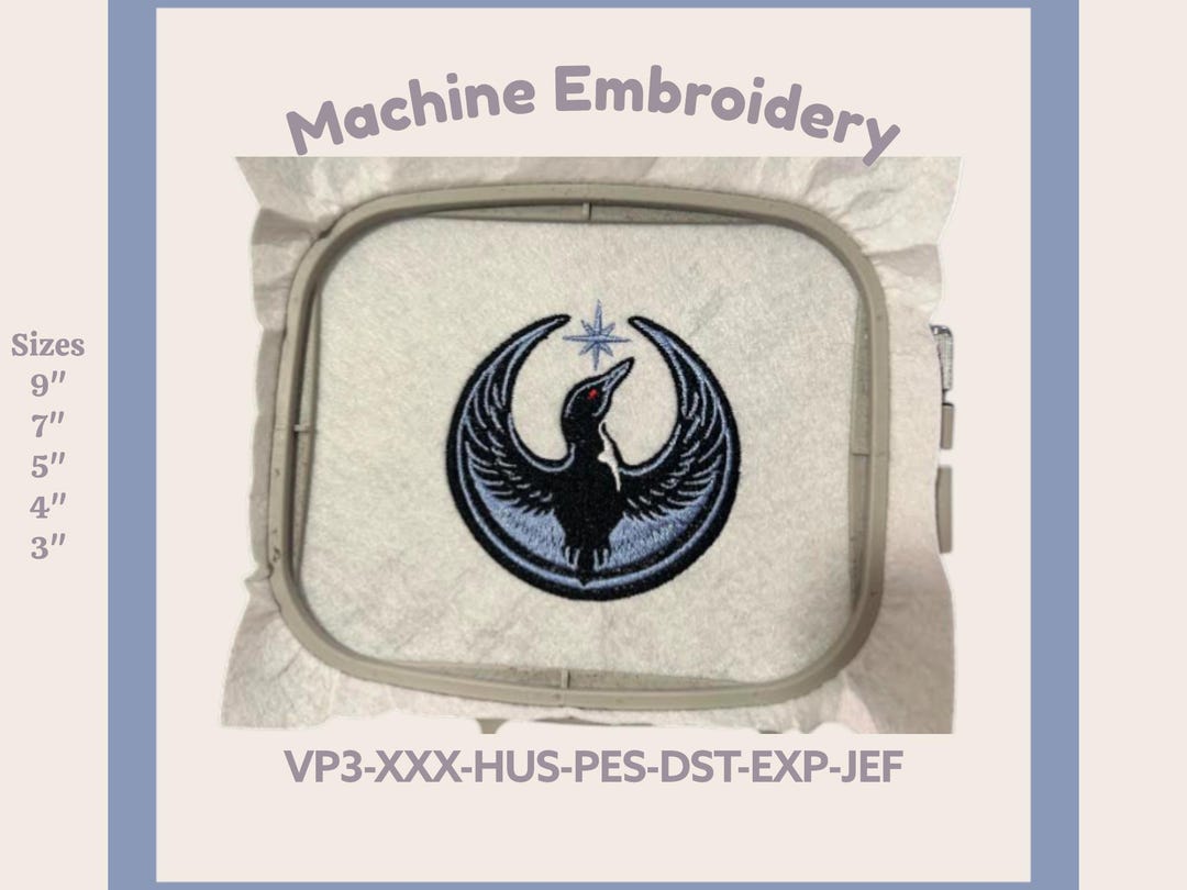 Rebel Loon Machine Embroidery File 5 Sizes Minnesota Strong, A New Ope ...