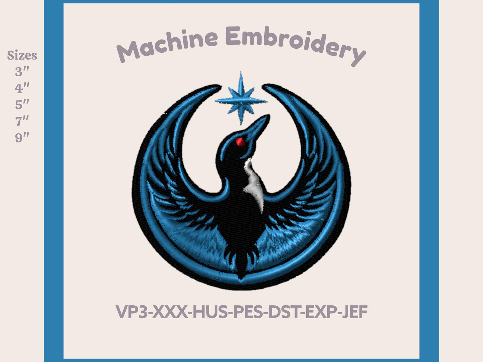 Rebel Loon Machine Embroidery File 5 Sizes Minnesota Strong, A New Ope ...