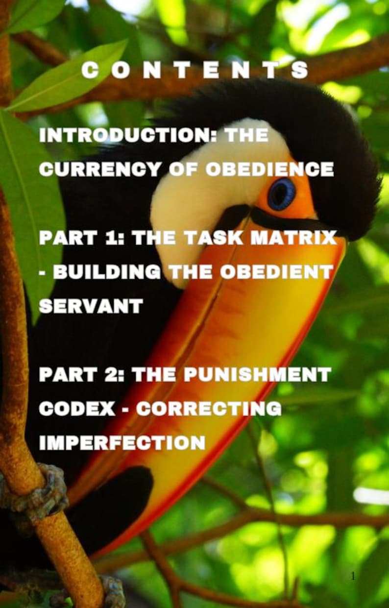 Compêndio de Tarefas e Punições | O Sistema Completo de Obediência ...