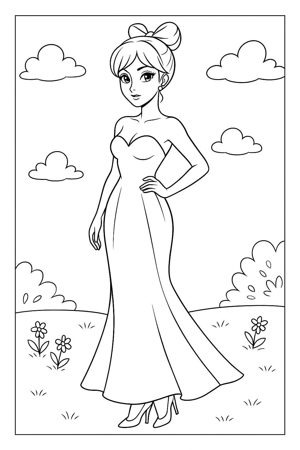 Printable Kawaii Anime Coloring Book for Girls & Kids – 15 Cute Anime ...