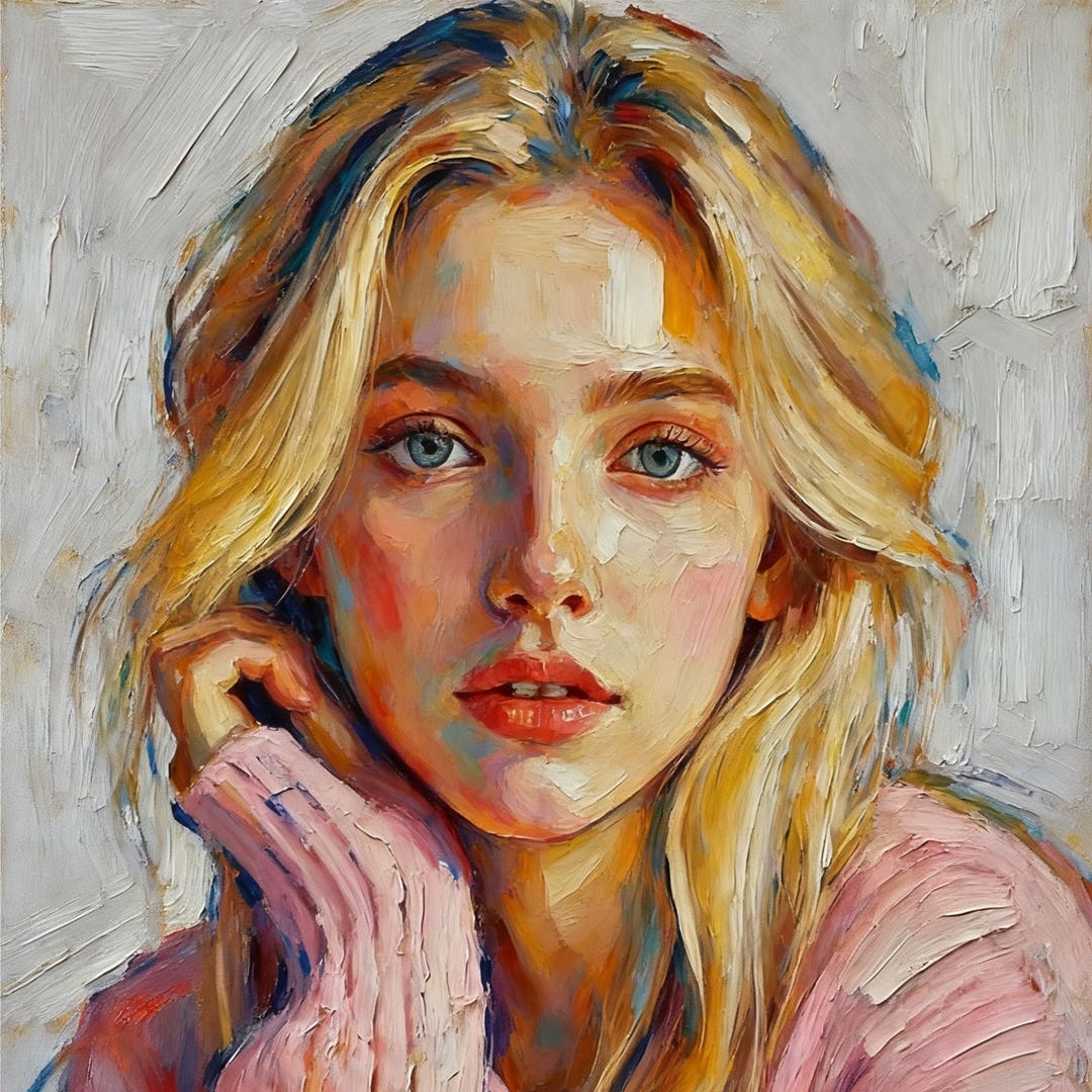 Custom Oil Painting Portrait From Photo, Original Handmade Commission ...