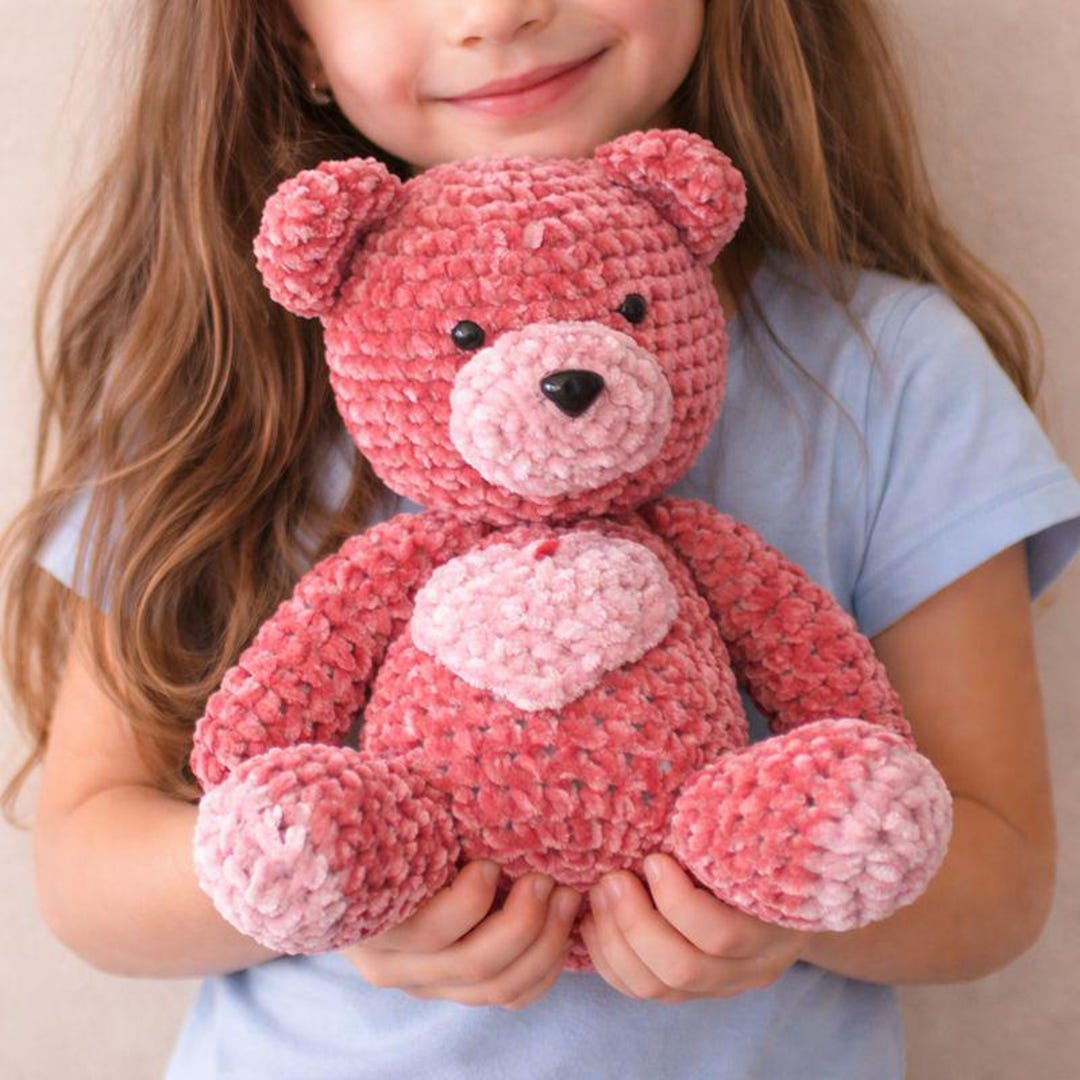 Bear Crochet Pattern PDF | Instant Download | Valentine Special - Etsy