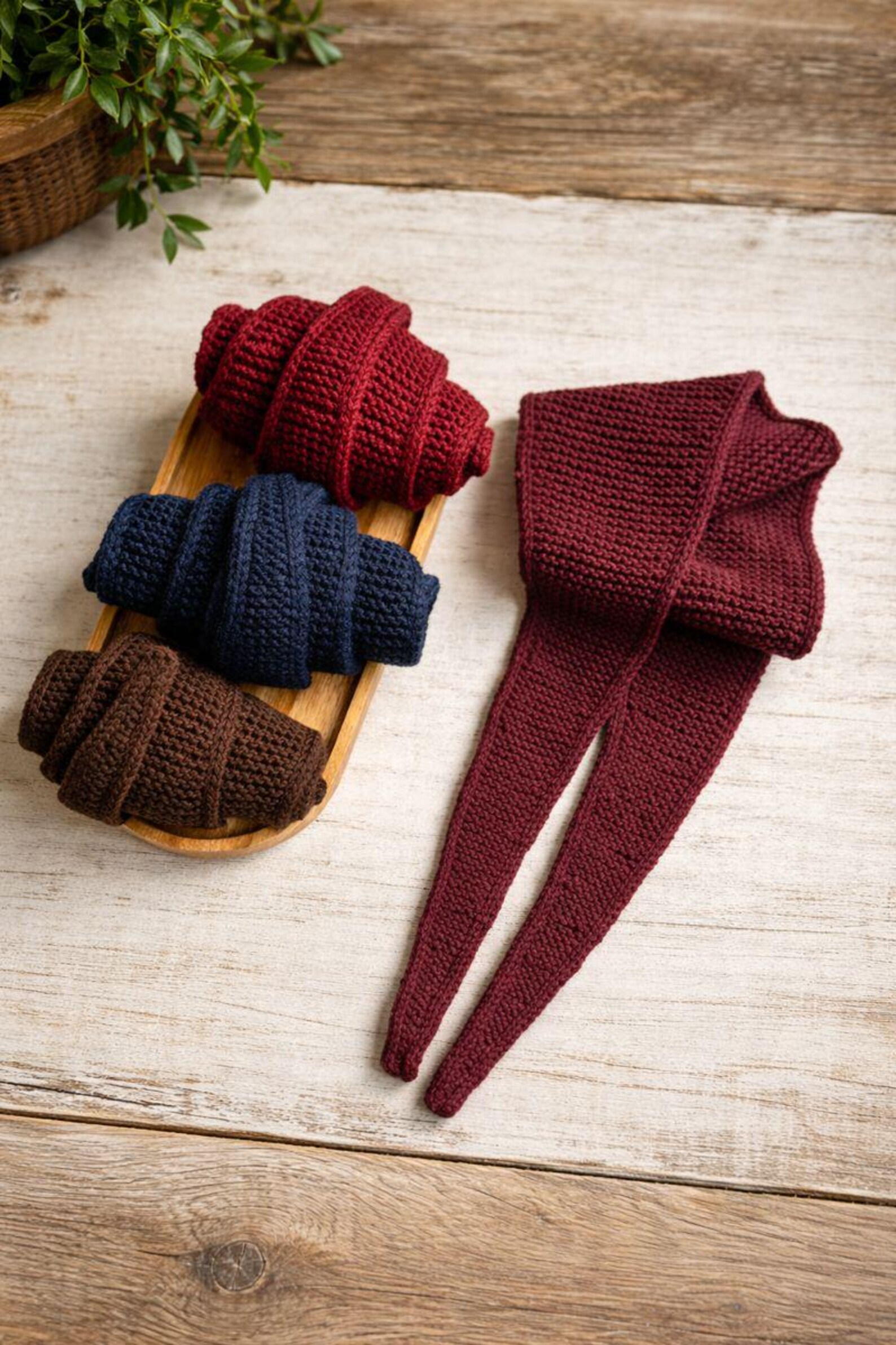 Scarf Knitting Pattern PDF, Garter Stitch I-cord Edges Cashmere - Etsy