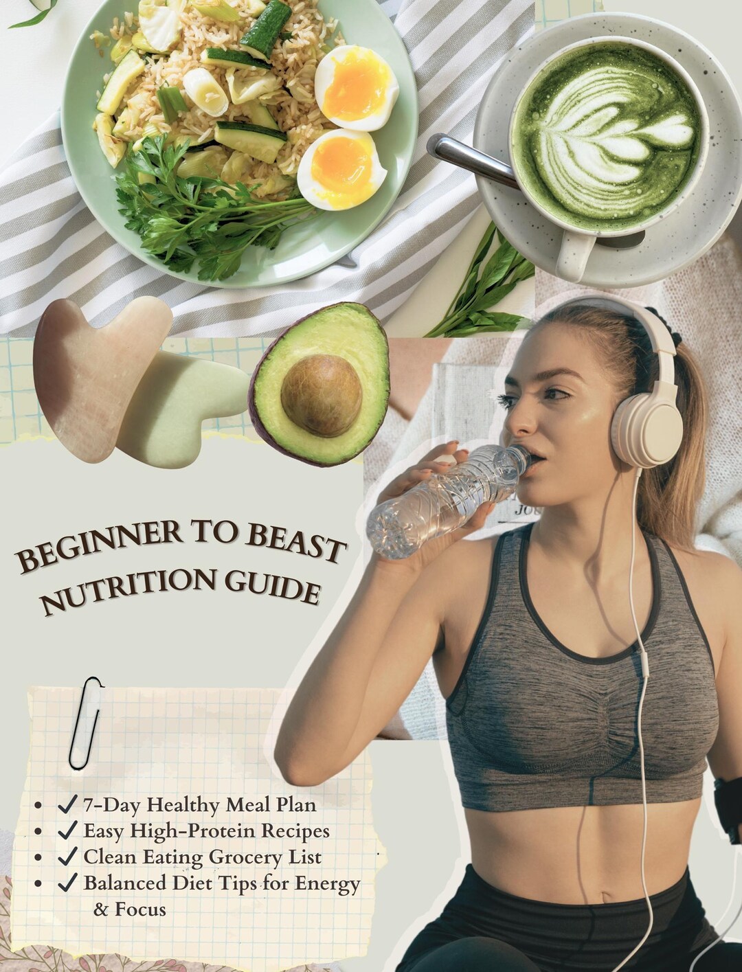 Nutrition Guide Ebook: 7-day Meal Plan, High-protein Recipes (digital ...