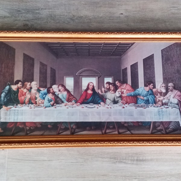 Leonardo Da Vinci Last Supper Print - Etsy