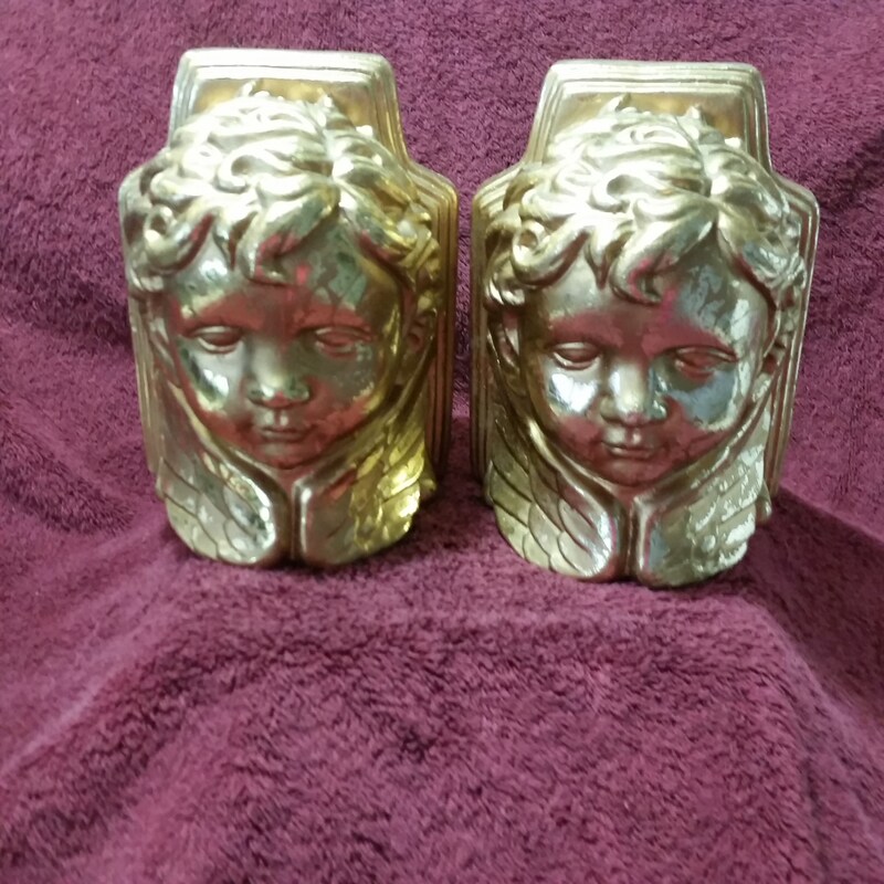 Cherub Bookends - Etsy