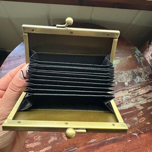 Custom Hand Painted Wallet / Leather Cocktail Cardholder / Artistic ...