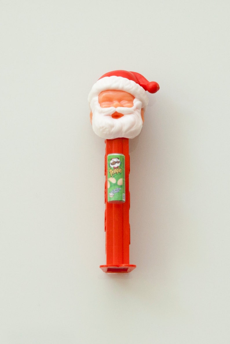 Kringle's Pringles Original Mixed Media Open Edition Design Santa Claus ...