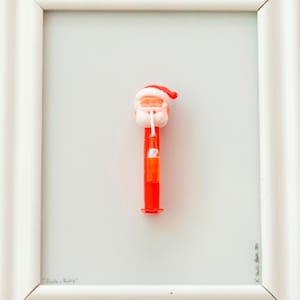 Santa's Fanta - Original Mixed Media Open Edition Design Santa Claus ...