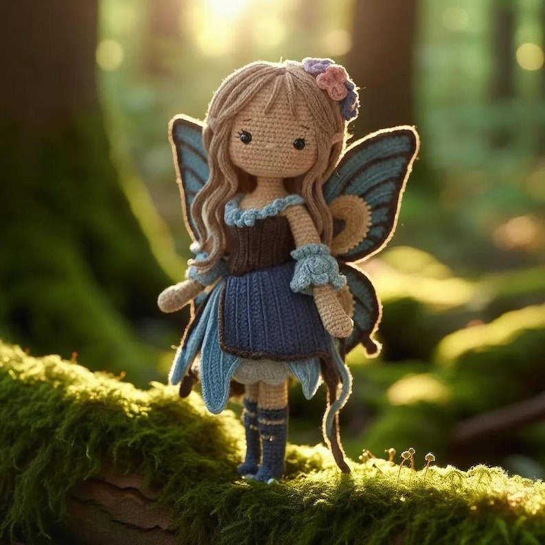 Butterfly Fairy Crochet Doll – Amigurumi PDF Pattern | Beginner ...