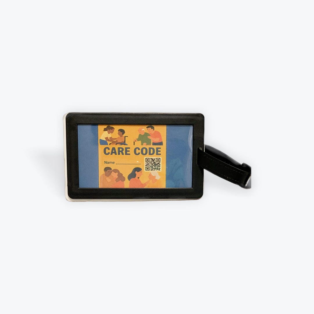 Care Code Illustrated Community Design Business Cards | QR Code, Name ...