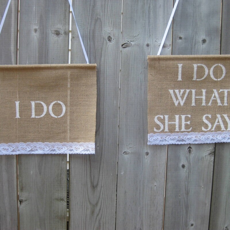 Burlap Wedding - Etsy