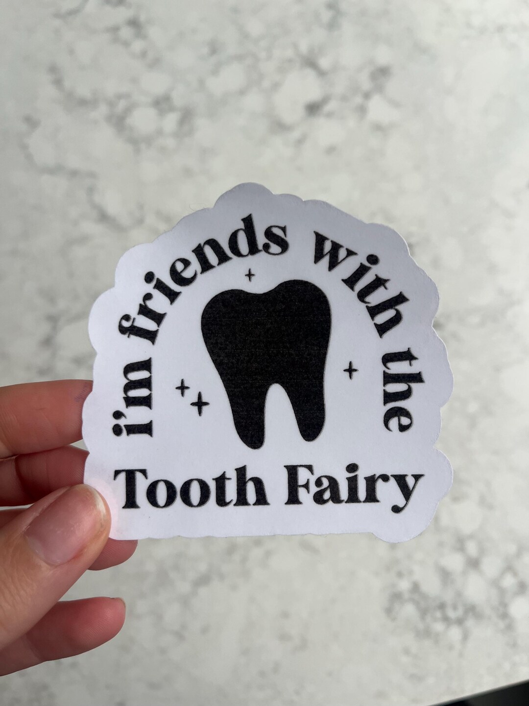 I’m Friends With the Tooth Fairy Sticker Decal - Etsy