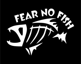 Fear No Fish Decal | Etsy