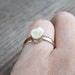Antique Victorian Era Milk Tooth Ring in 14k Rose Gold - Etsy