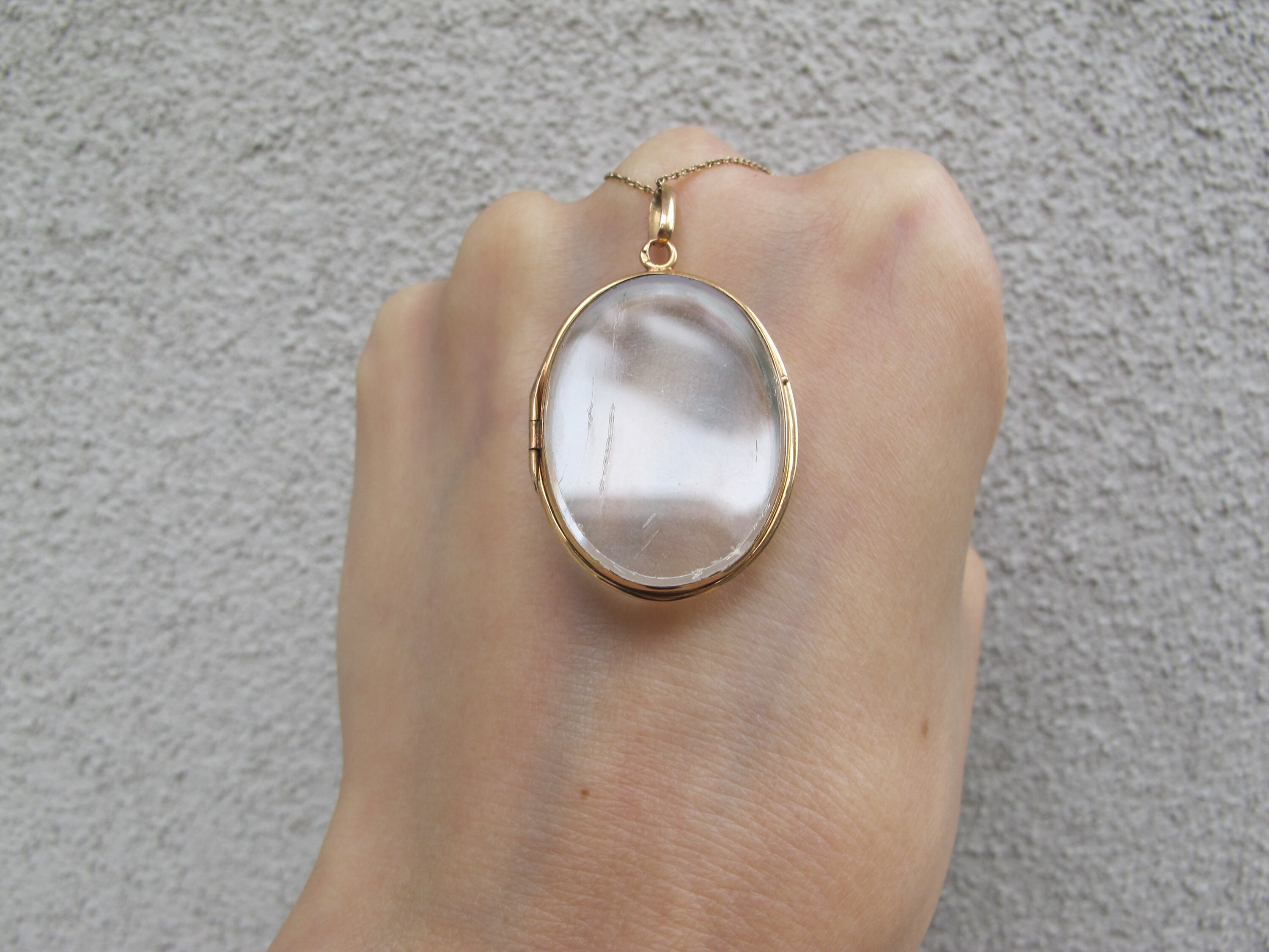 Antique 18k Yellow Gold Shake Locket Pendant | Etsy