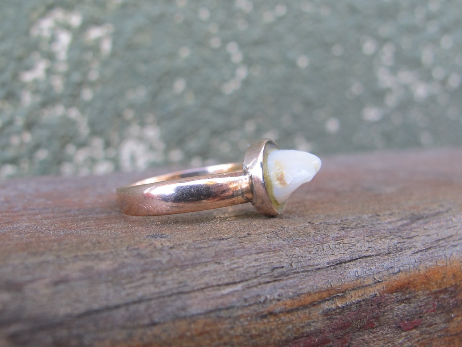 Antique Victorian Era Milk Tooth Ring in 14k Rose Gold | Etsy