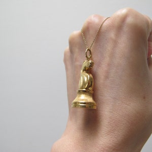 Vintage 18k Yellow Gold Chess Knight Horse Pendant - Etsy