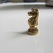 Vintage 18k Yellow Gold Chess Knight Horse Pendant - Etsy