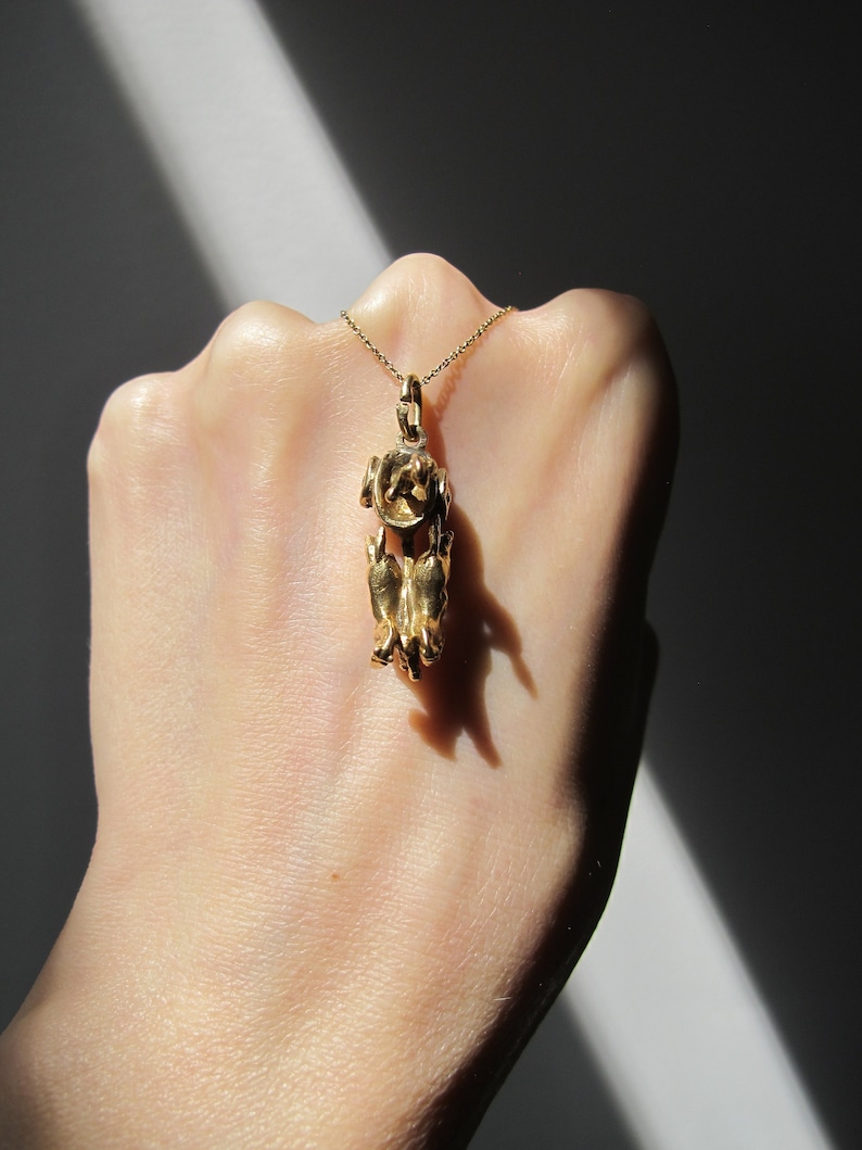 Vintage 18k Yellow Gold Gladiator Horse Chariot Charm Pendant - Etsy