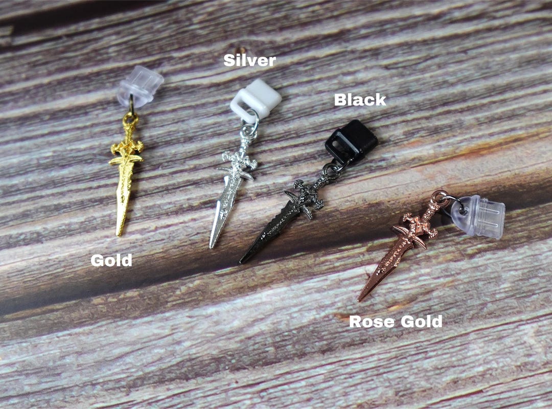 Sword Dust Plug Charms - Etsy