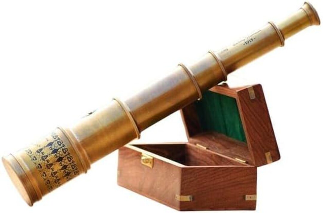 Vintage Victorian Marine Telescope 20inch Antique Nautical Spyglass ...