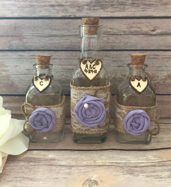 Unity Sand Ceremony Set Rustic Sand Set Wedding Accessory | Etsy