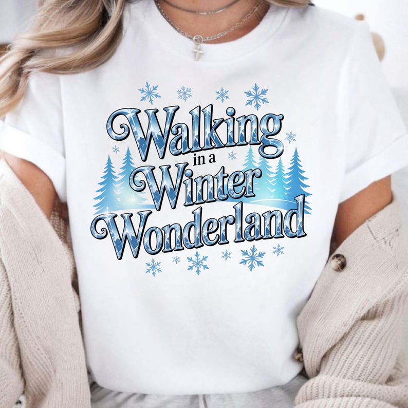 Walking in a Winter Wonderland PNG, Winter Season Png, Winter Christmas ...
