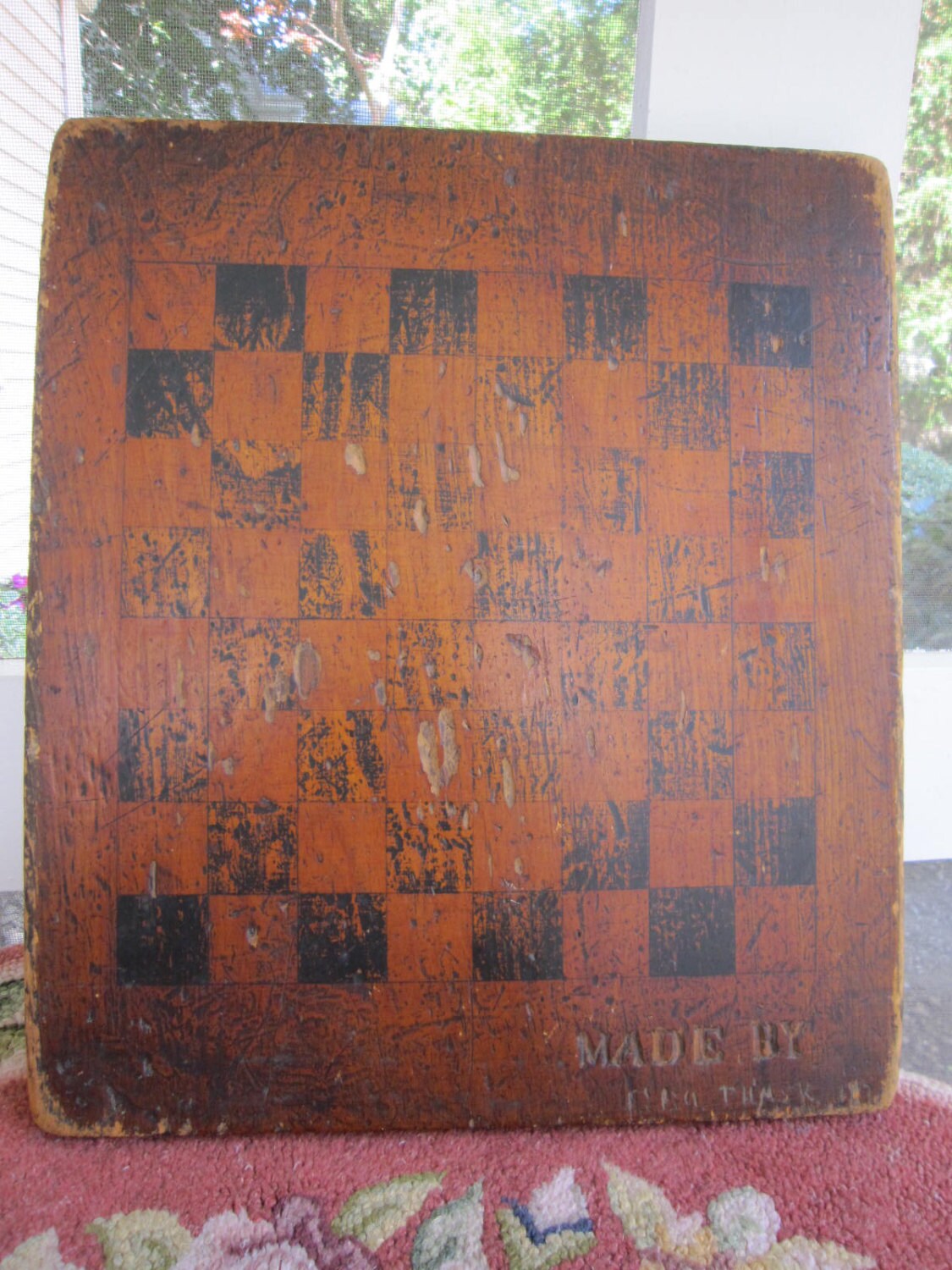 Antique Game Board Home Made. Dated 1874 - Etsy