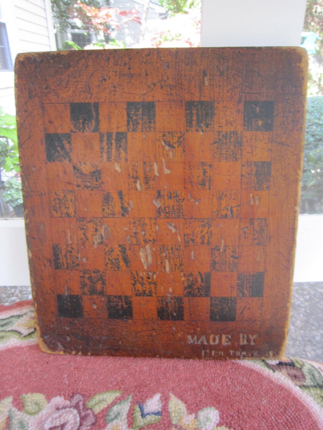 Antique Game Board Home Made. Dated 1874 - Etsy