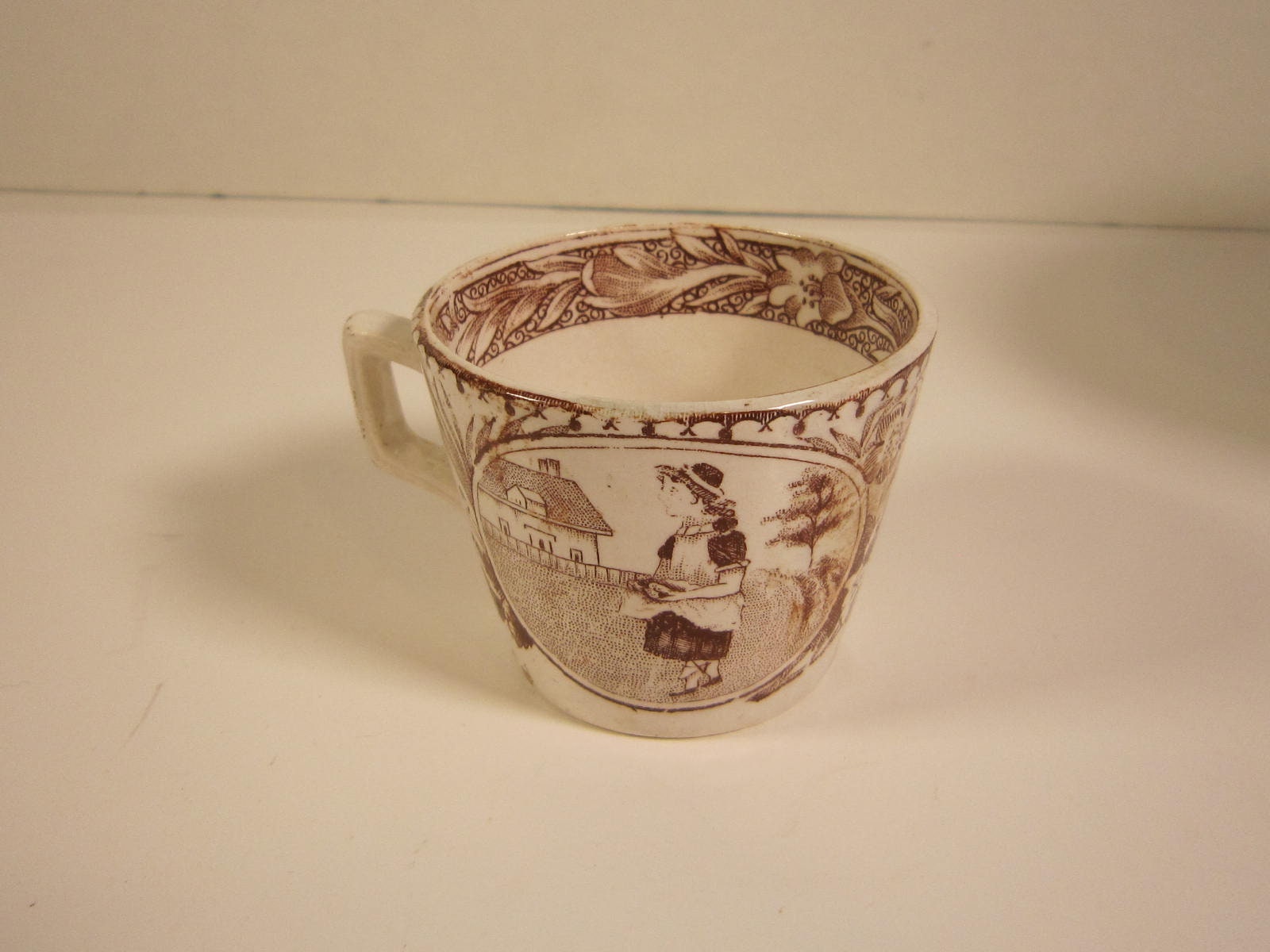 Antique Stick Spatterware Grouping - Etsy