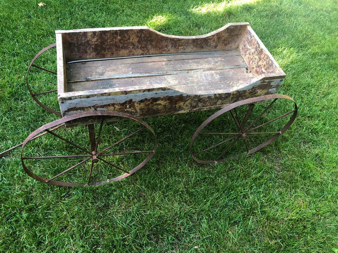 Primitive Grain Painted Wagon-early 20th Century - Etsy