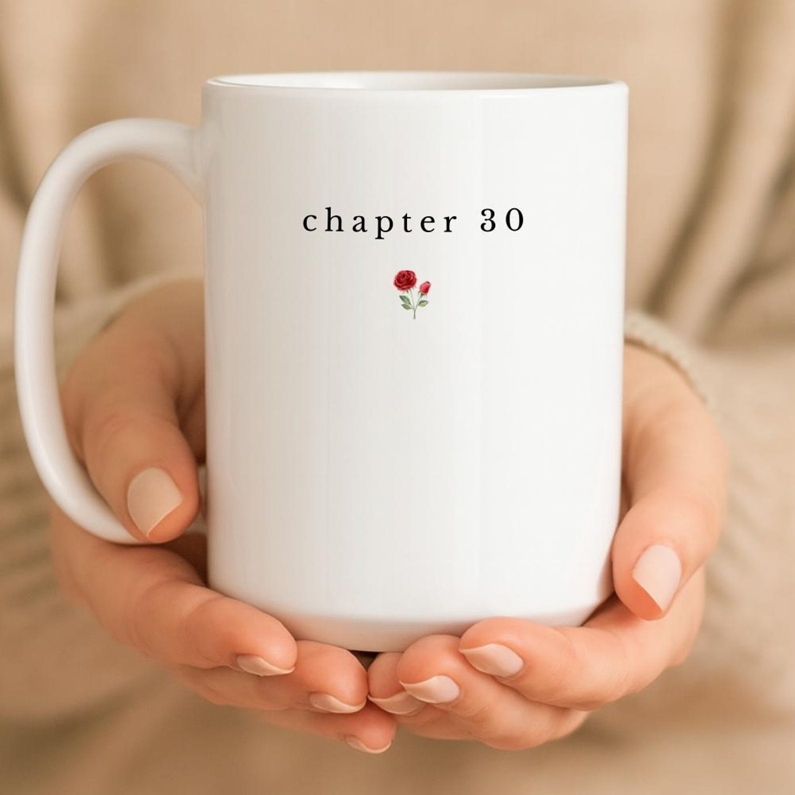 30th Birthday Gift - 30th Birthday Birth Flower Mug - 30 Year Old ...