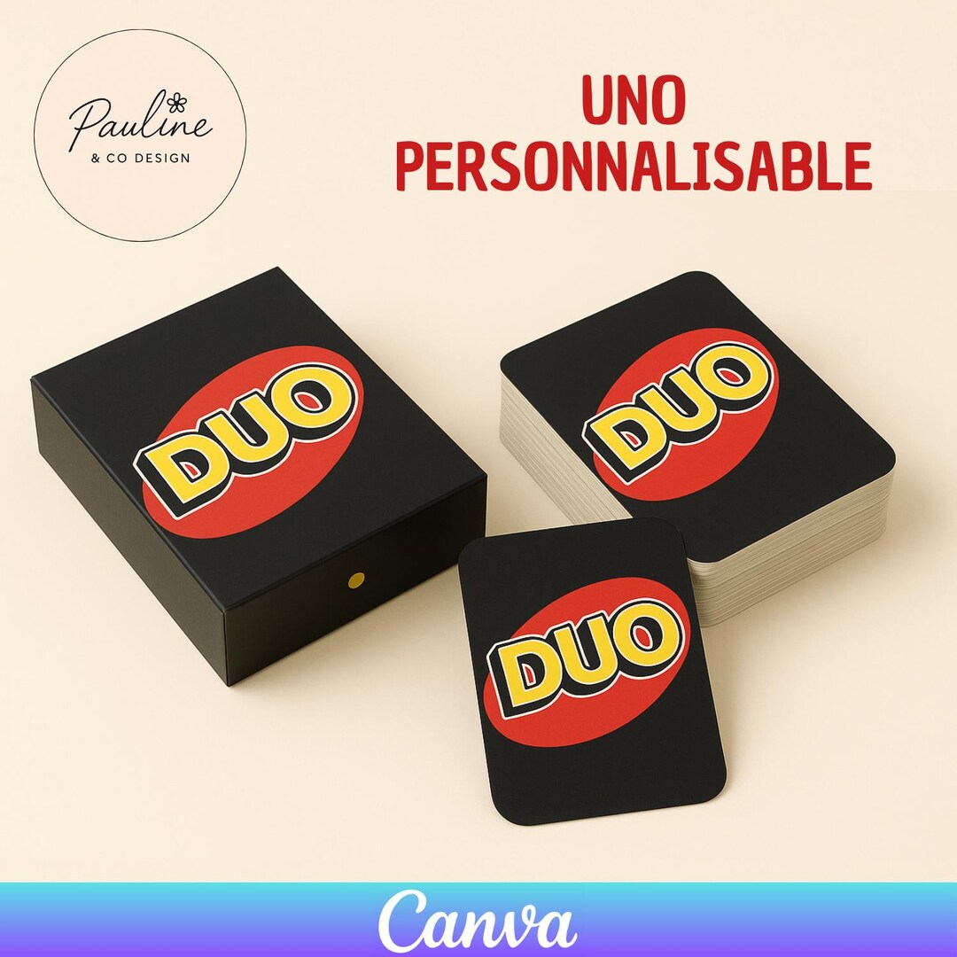 Customizable Card Game - UNO - Template - Etsy