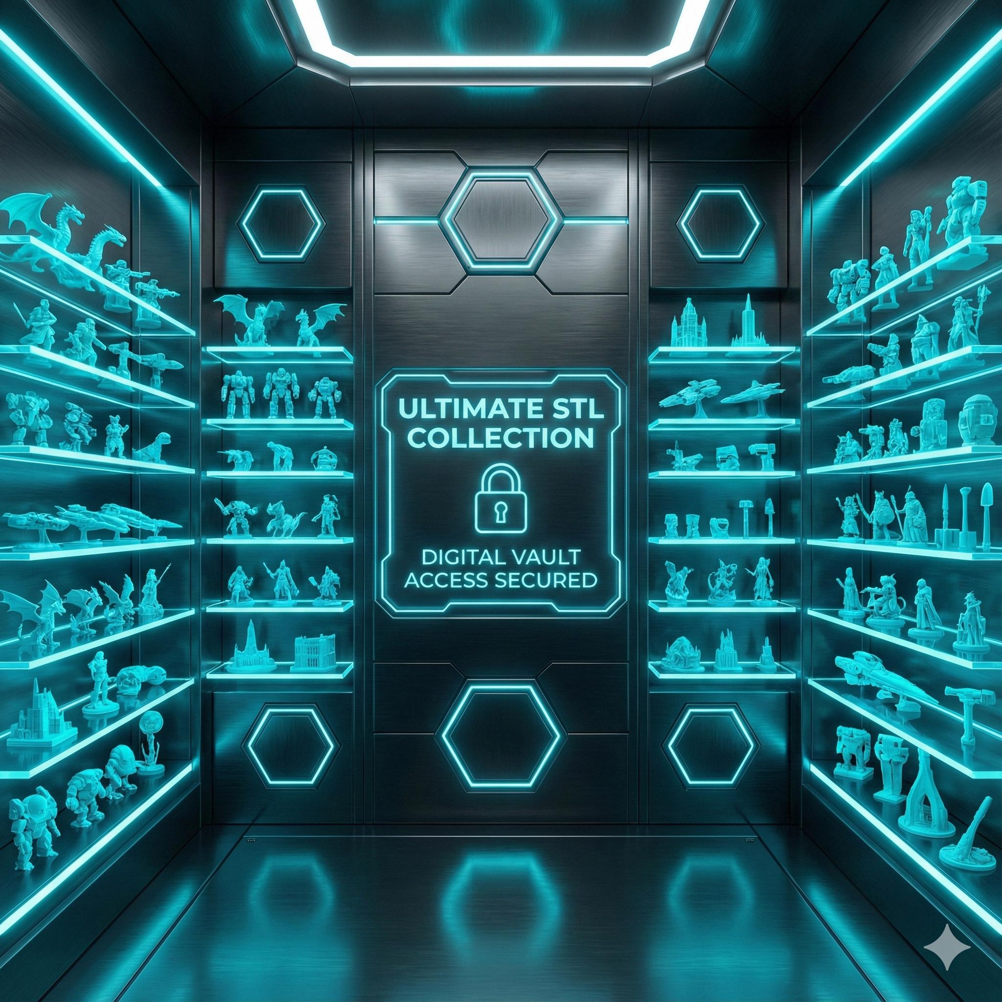 30,00,000+ STL Models 3D Print Collection |300 TB Library | Lifetime ...