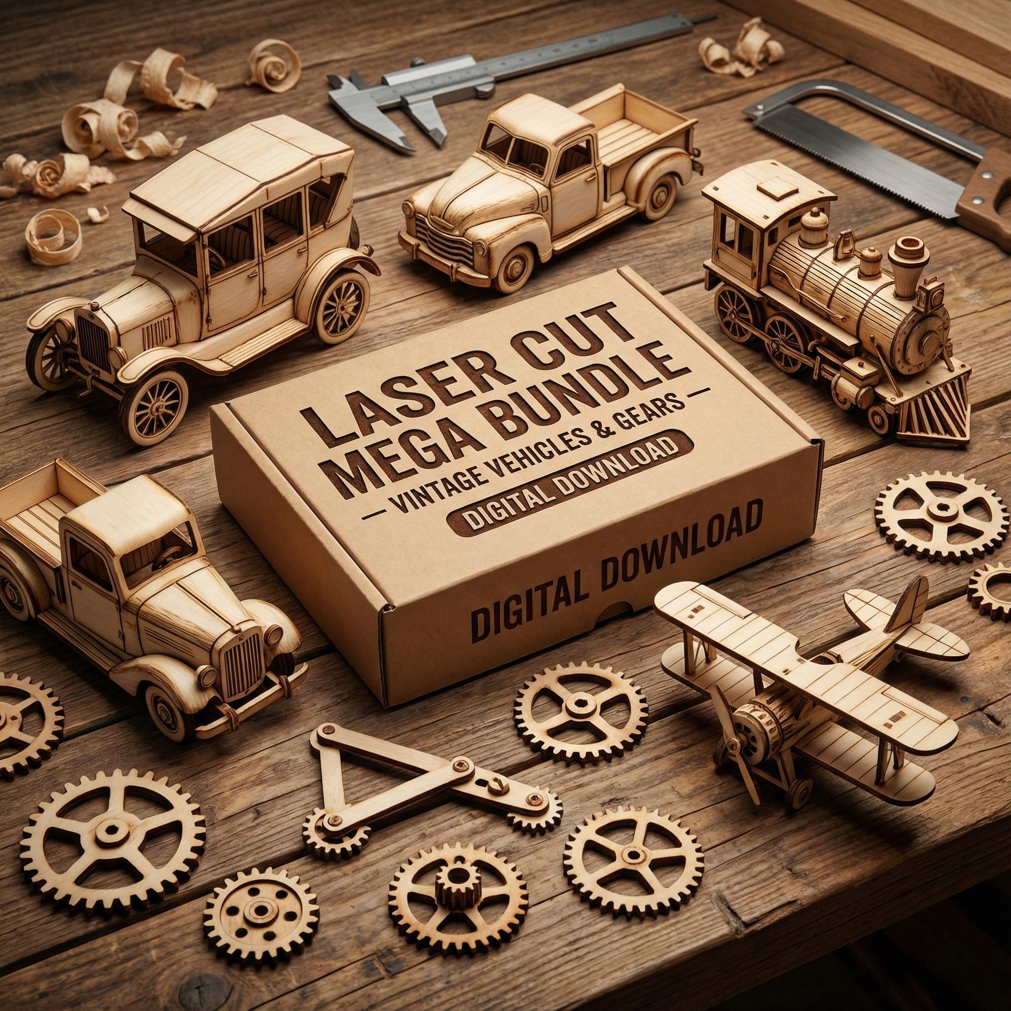 Laser Cut Mega Bundle, 250000 Designs for Diode CO2 and Fiber Lasers ...