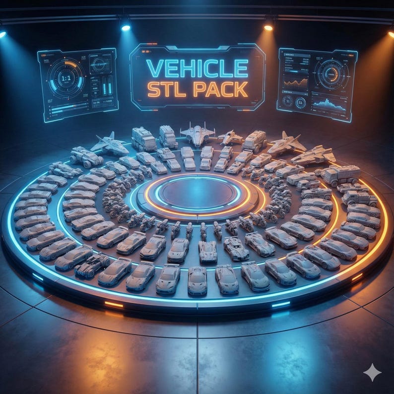 30,00,000+ STL Models 3D Print Collection |300 TB Library | Lifetime ...