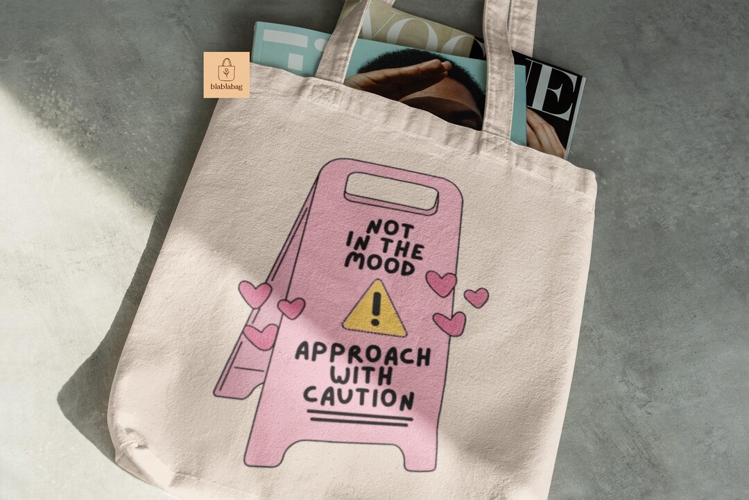 Not in the Mood Tote Bag - Etsy