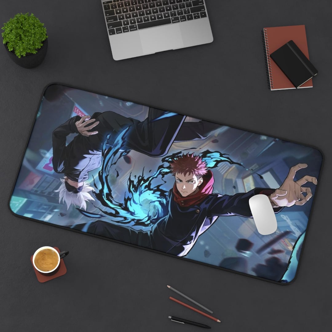 Jujutsu Kaisen Desk Mat | Gojo Satoru & Yuji Itadori Gaming Mouse Pad ...
