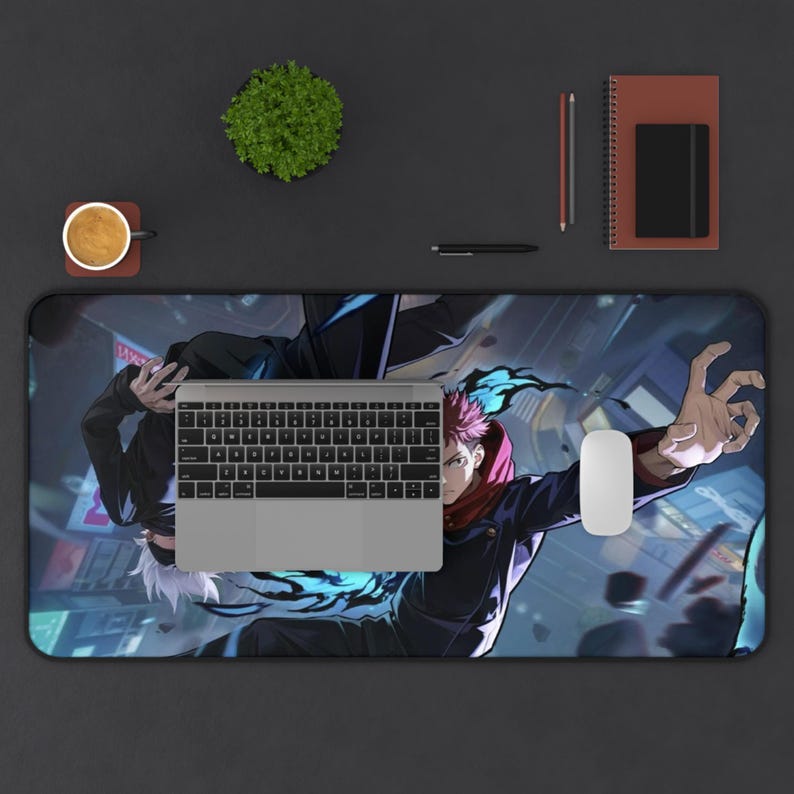 Jujutsu Kaisen Desk Mat | Gojo Satoru & Yuji Itadori Gaming Mouse Pad ...