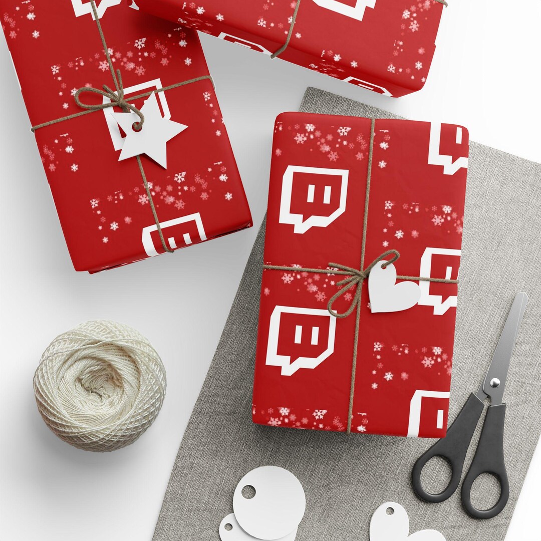 Christmas Twitch Wrapping Paper, Streamer Gift Wrap - Etsy