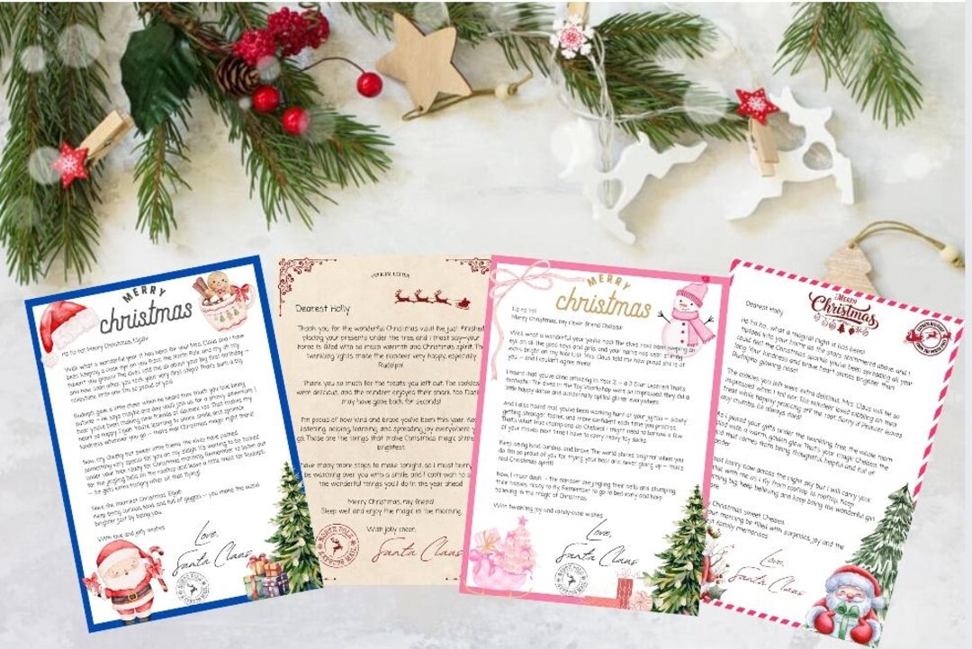 Personalized Santa Letter | Custom Christmas Keepsake - Etsy