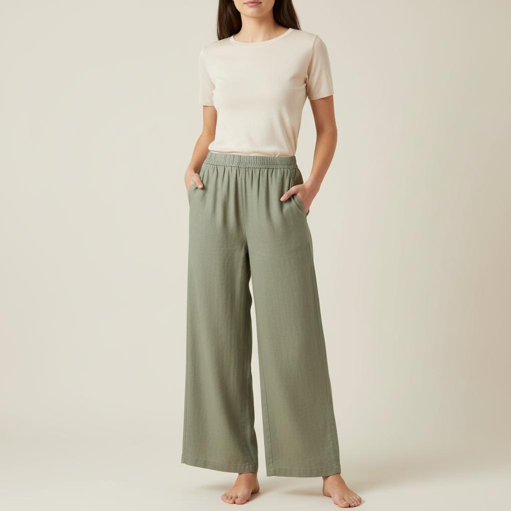 Palazzo Pants Sewing Pattern PDF for Women | Wide Leg Pants Pattern ...