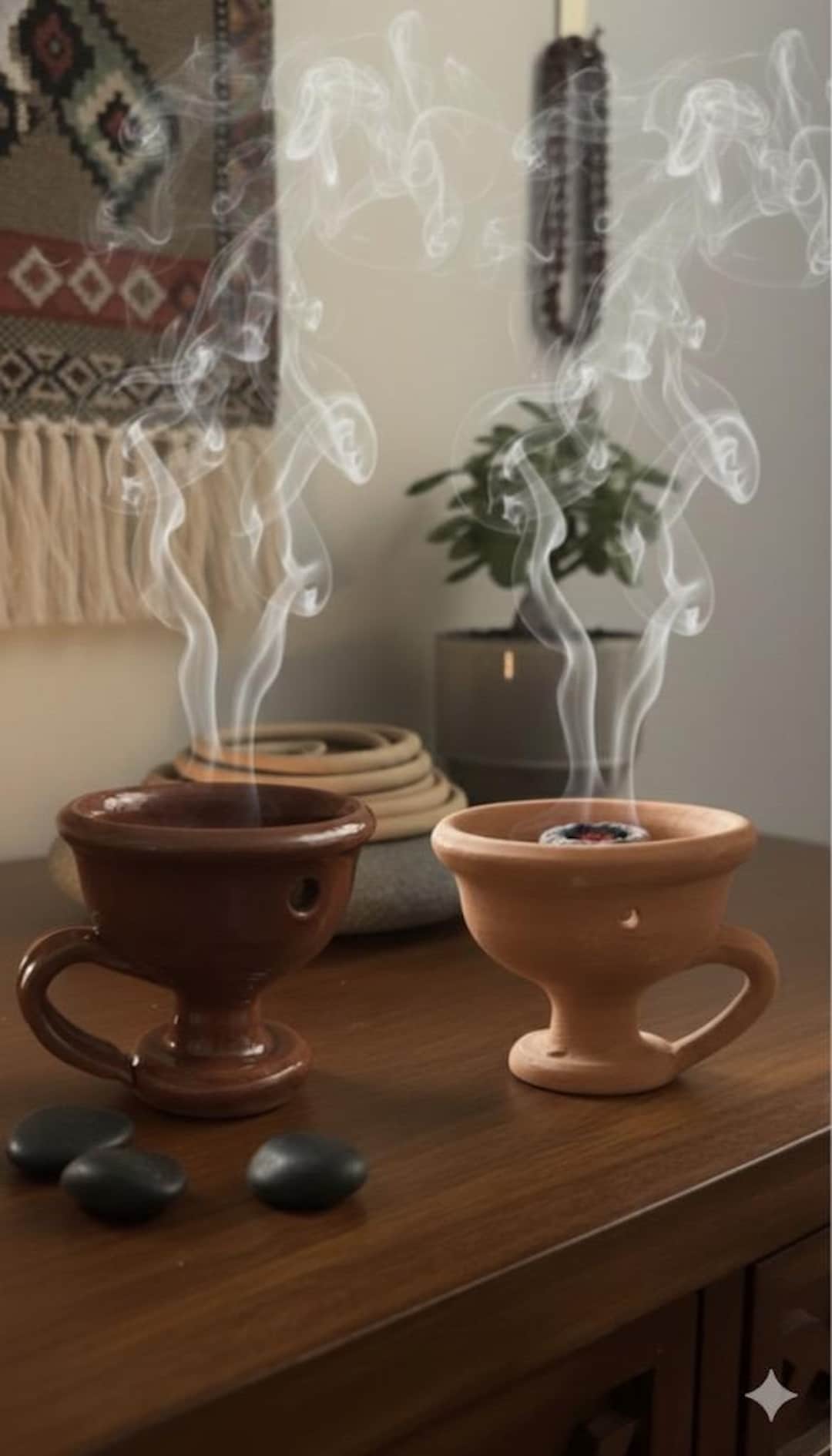 Christian Incense Burner, Handmade Ceramic, Shiny&matte Finish ...